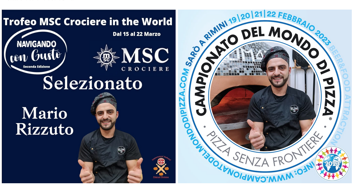 Il pizzaiolo Mario Rizzuto di RUM 48 sale a bordo per il "Trofeo Msc ...