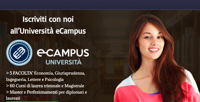 Iscrizioni sempre aperte ai "Corsi di Laurea dell'Università eCampus ...